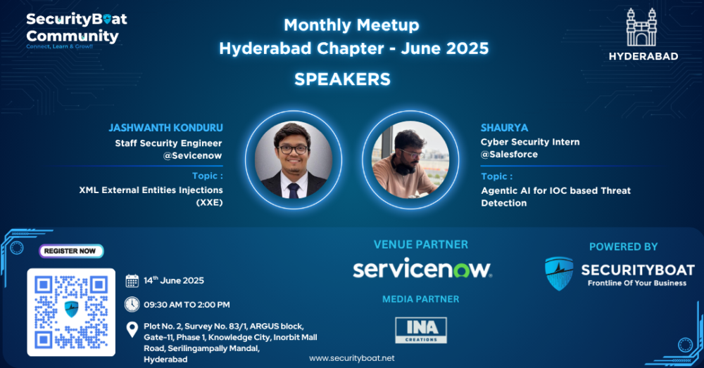 Security Boat Community Meetup (Hyderabad) – June, 2025 – SecurityBoat